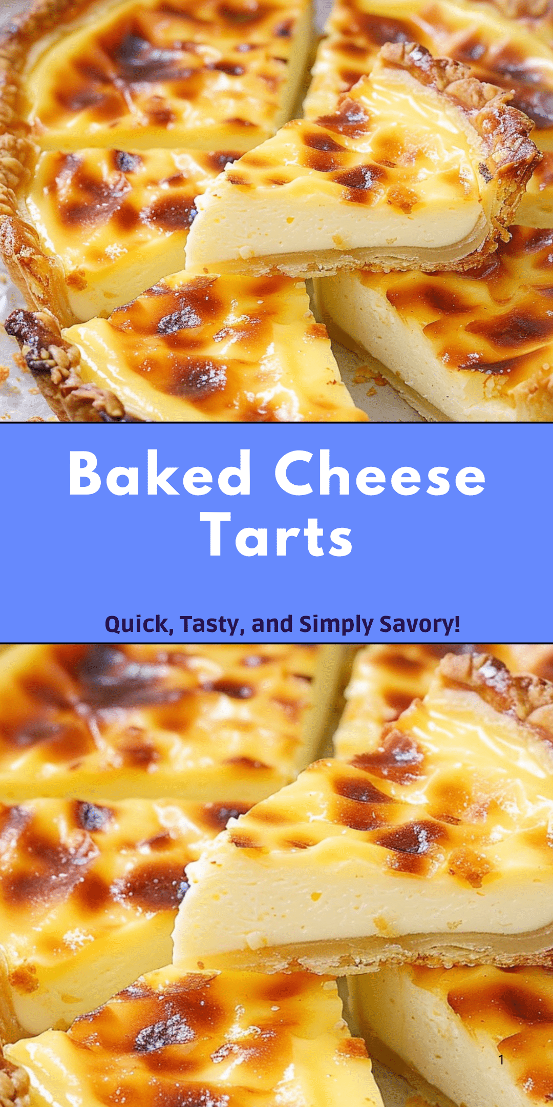 Baked Cheese Tarts | Just So Savory