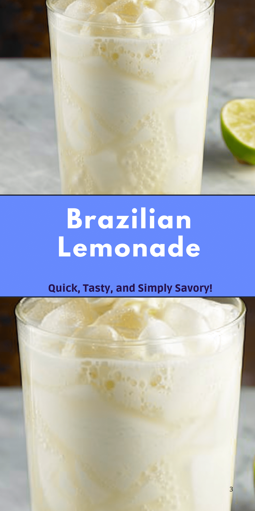 Brazilian Lemonade | Just So Savory
