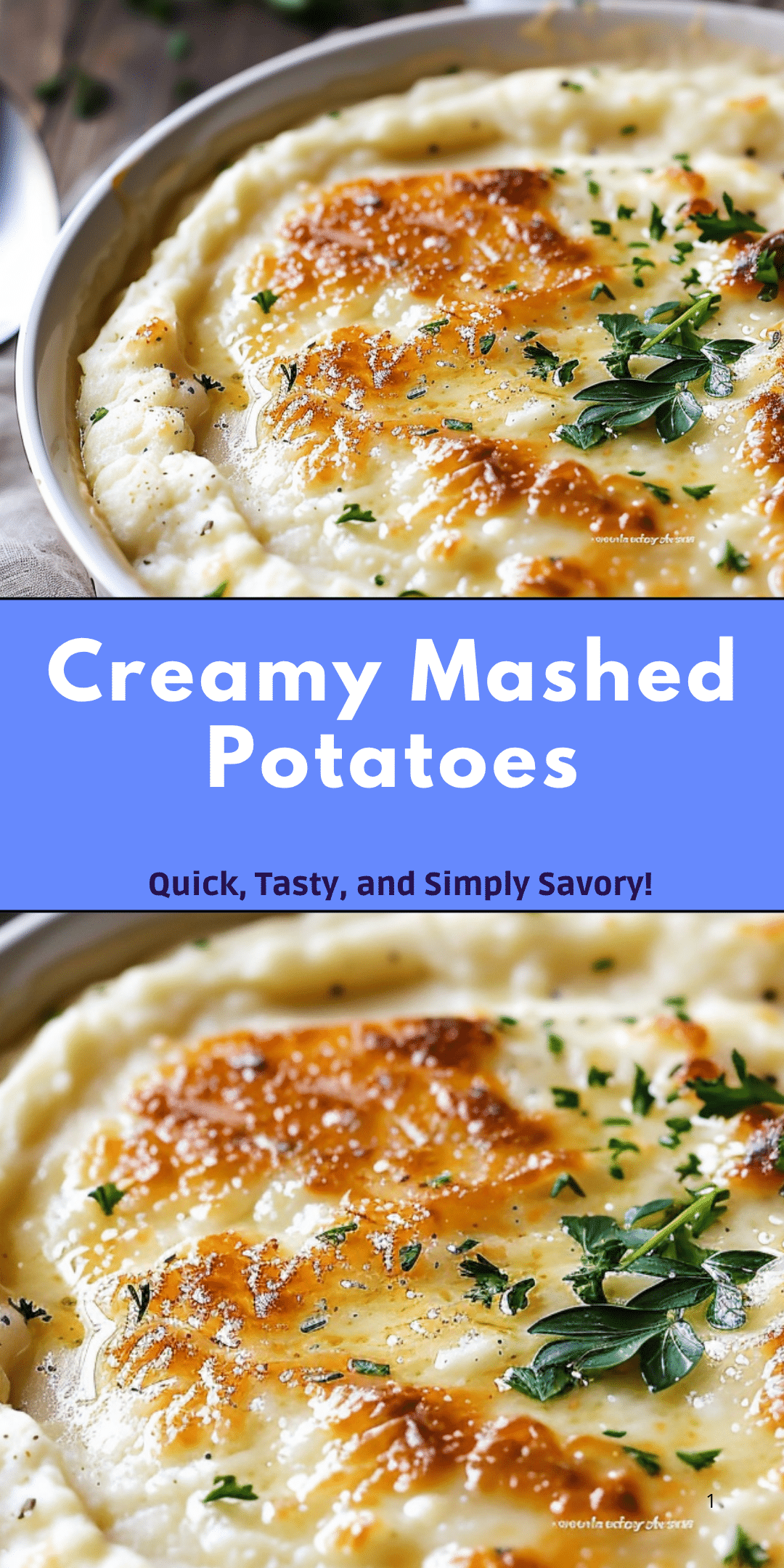 Creamy Mashed Potatoes | Just So Savory