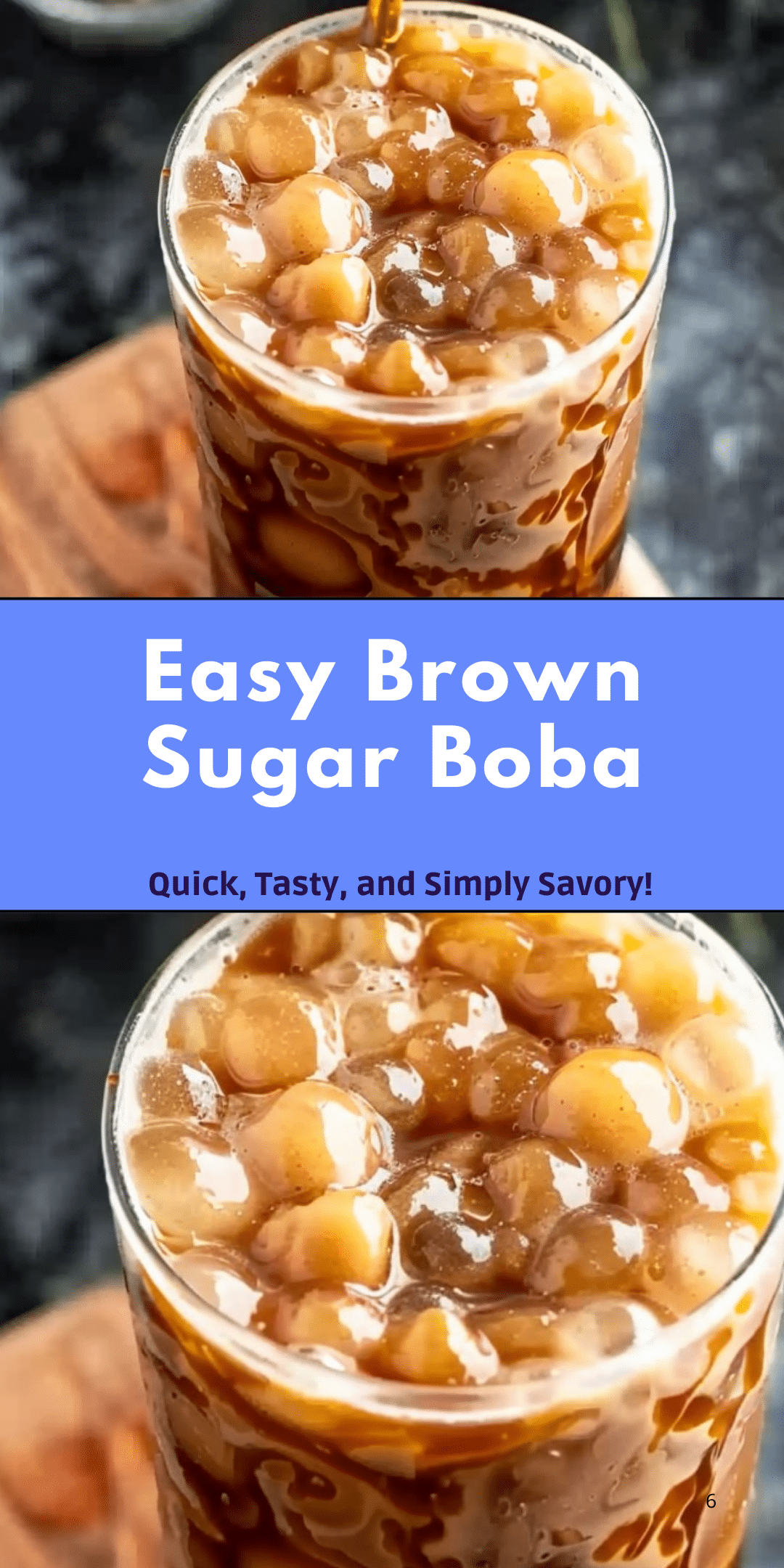 Easy Brown Sugar Boba | Just So Savory