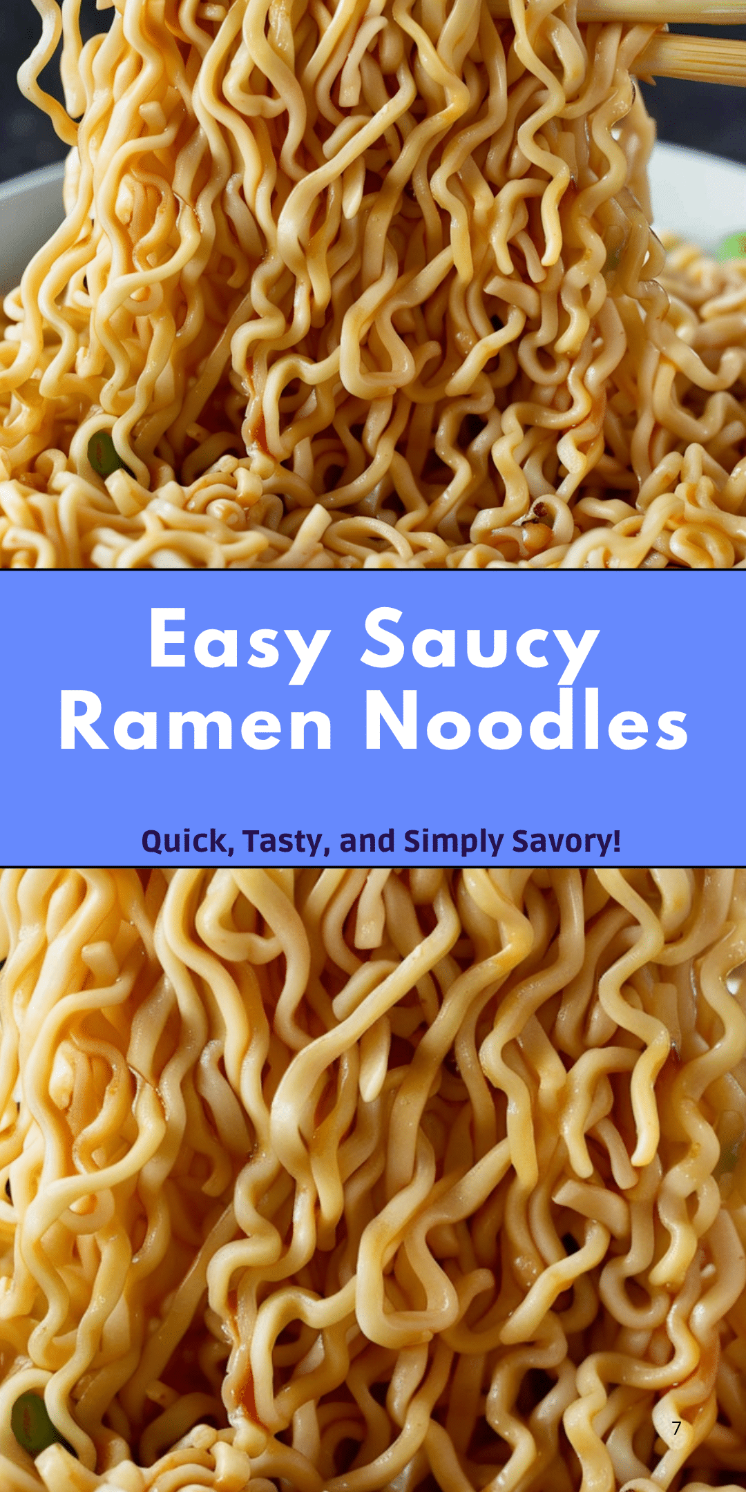 Easy Saucy Ramen Noodles - Just So Savory