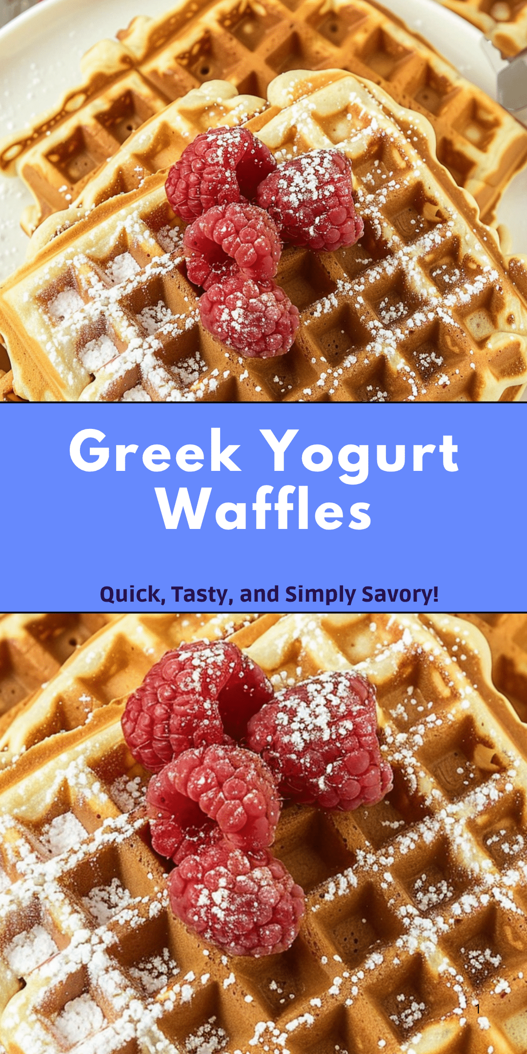 Greek Yogurt Waffles | Just So Savory