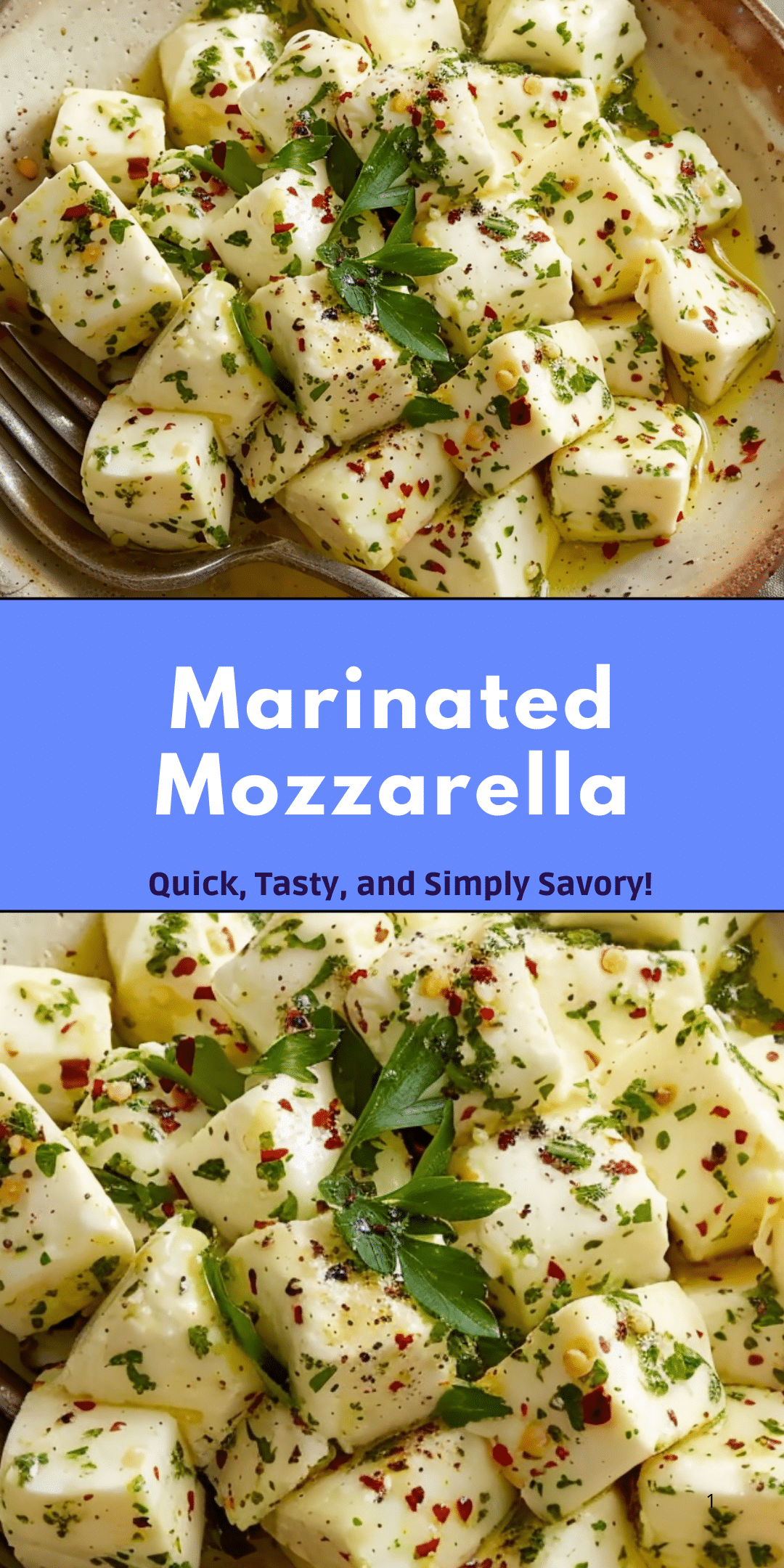 Marinated Mozzarella - Just So Savory