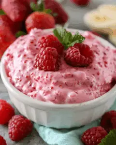 Raspberry Fruit Dip - Just So Savory