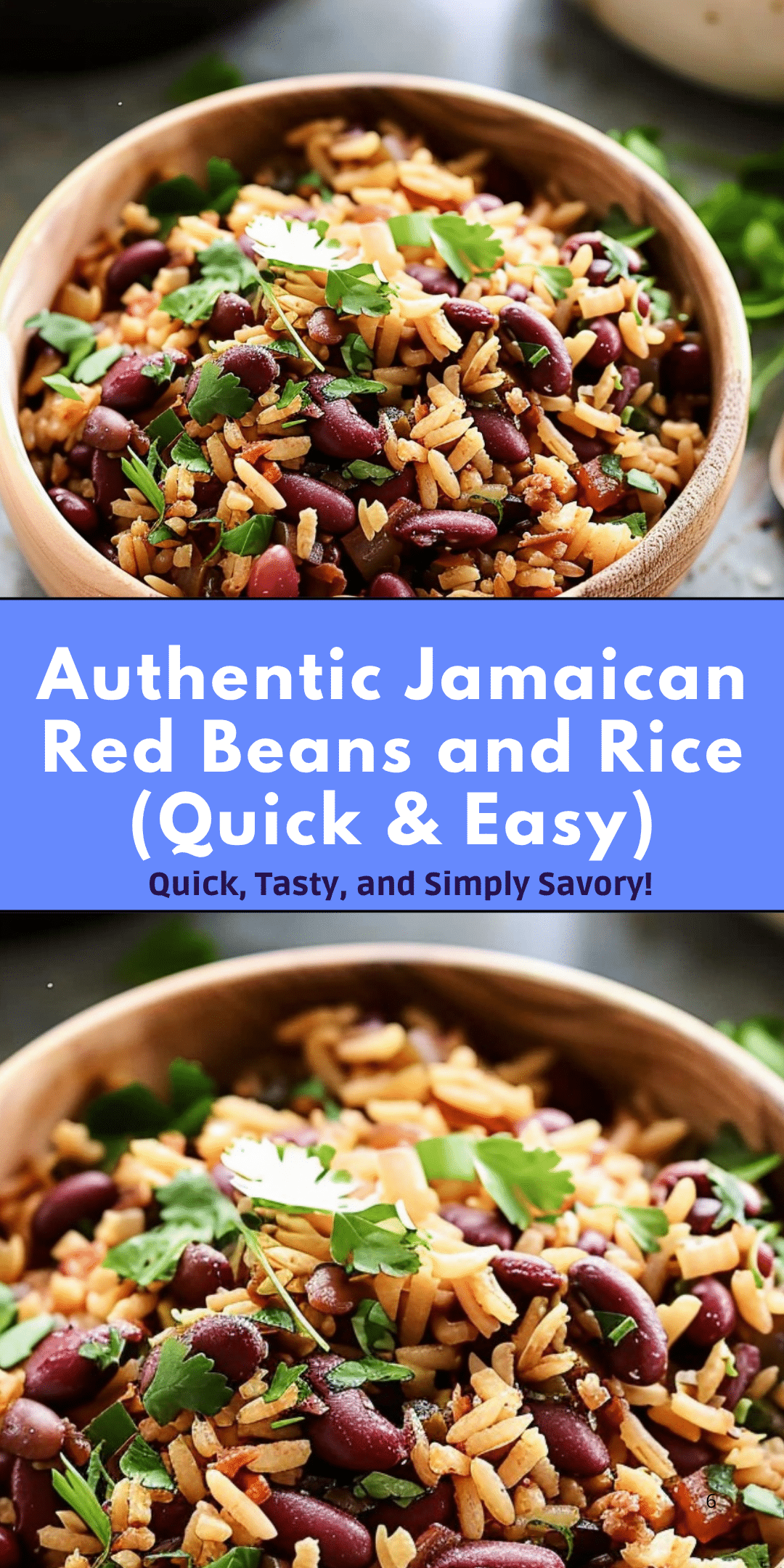 Authentic Jamaican Red Beans and Rice (Quick & Easy) | Just So Savory