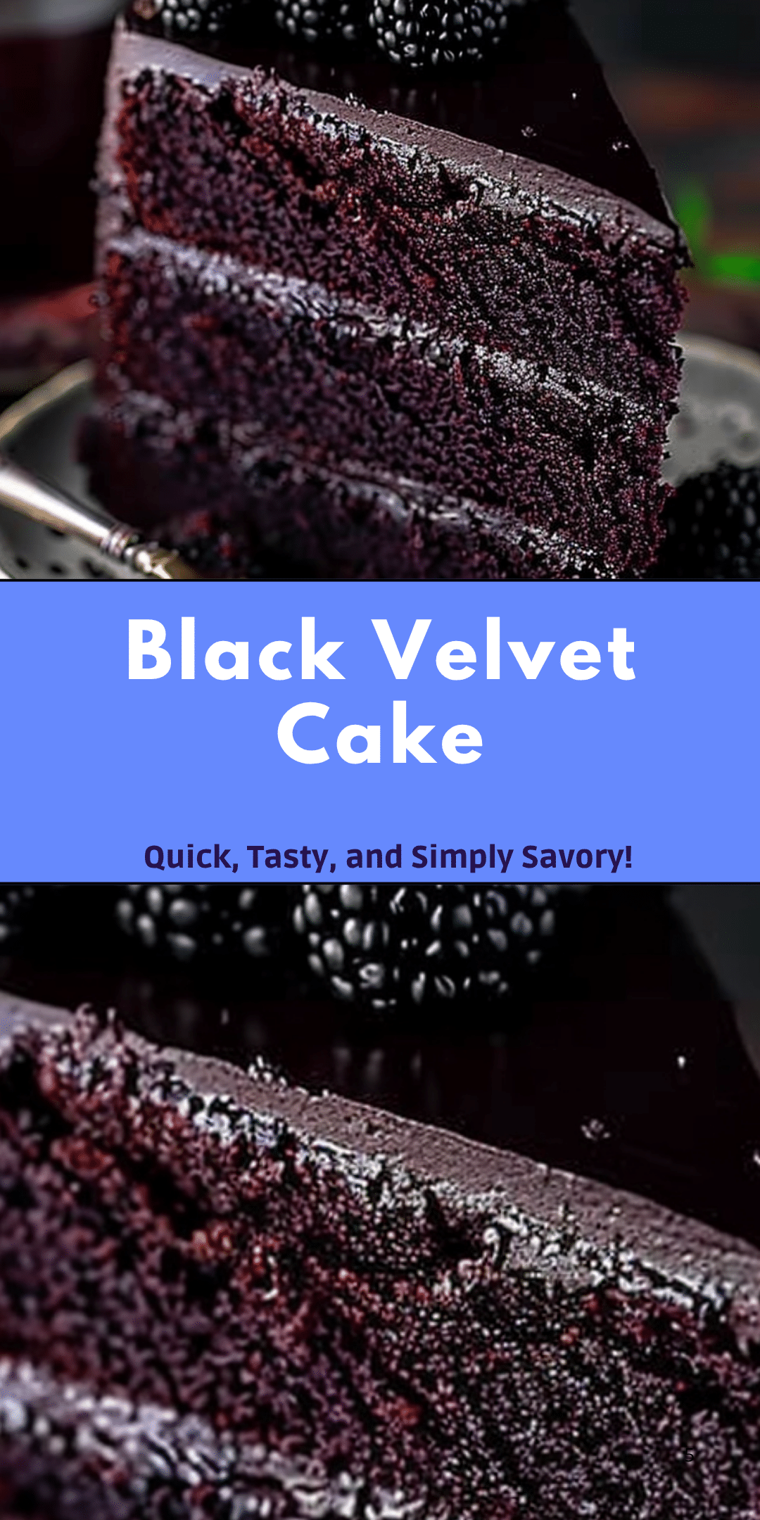 Black Velvet Cake | Just So Savory