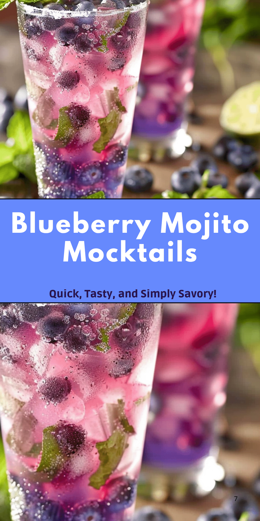 Mango Mojito Mocktail - Just So Savory