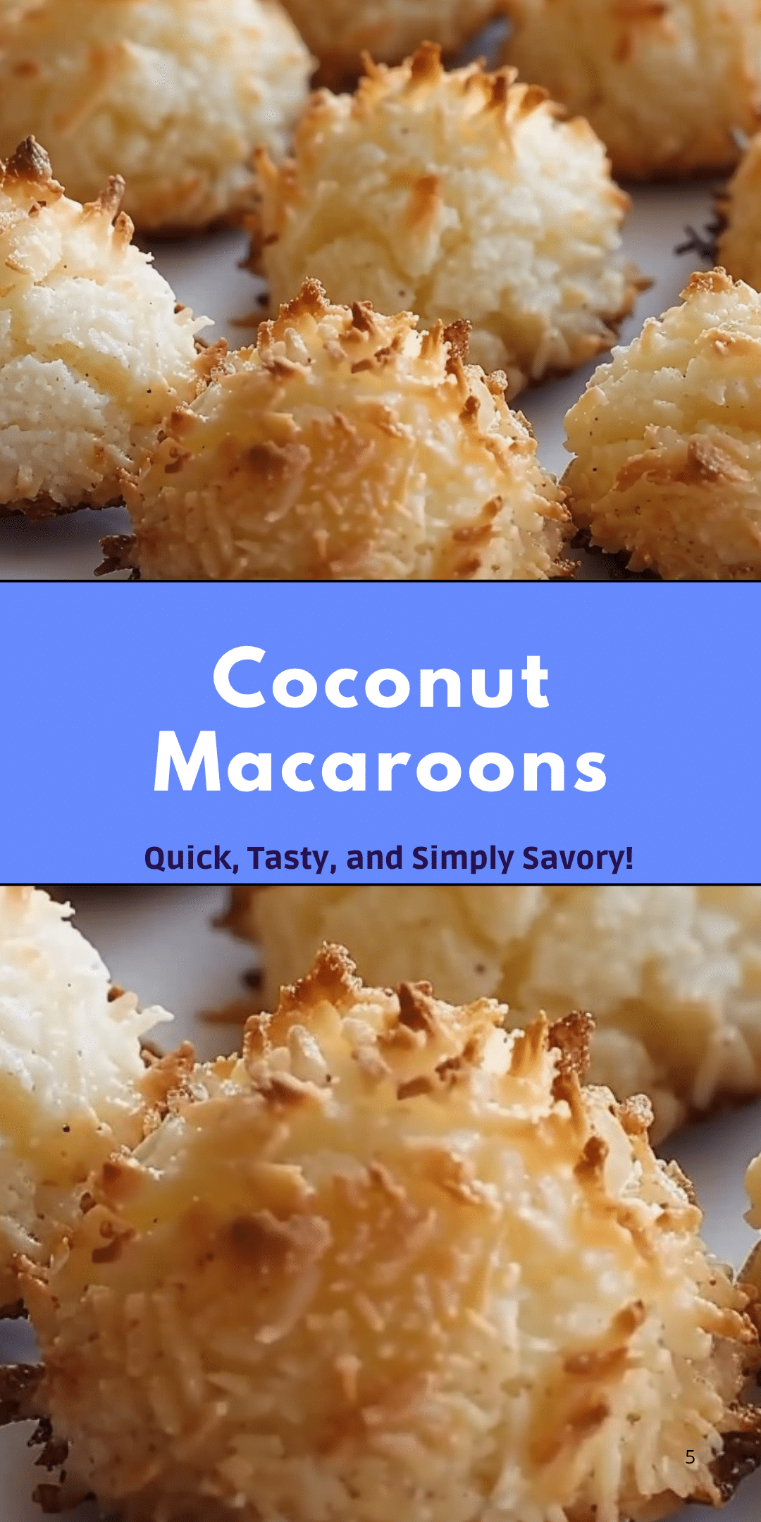 Coconut Macaroons | Just So Savory