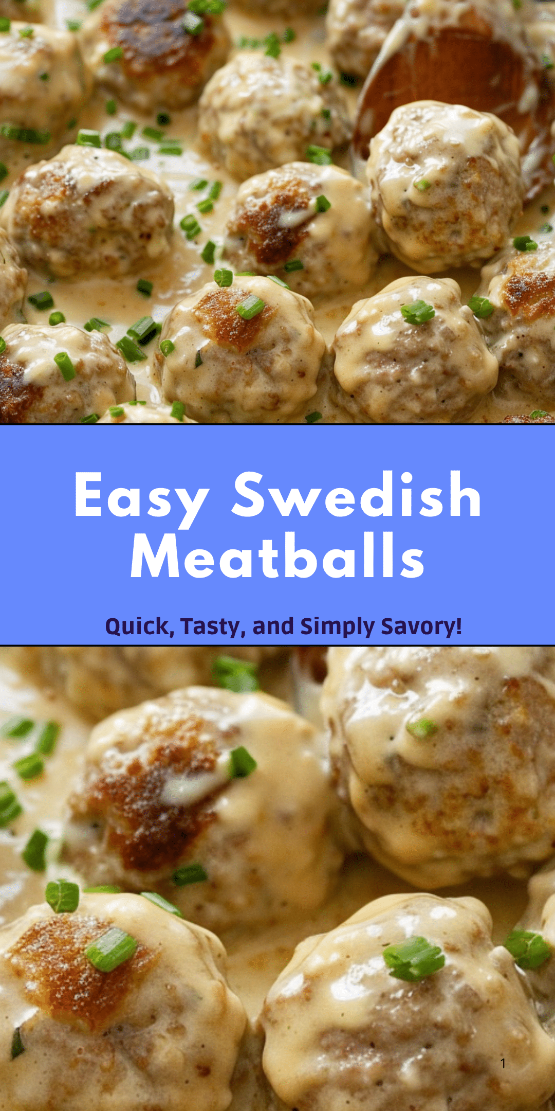 Easy Swedish Meatballs | Just So Savory