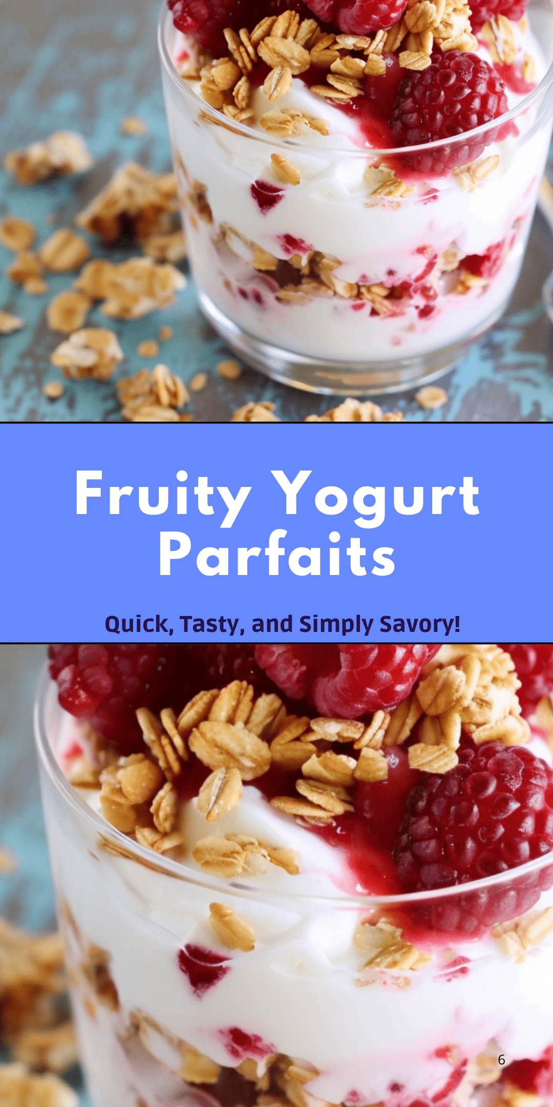 Fruity Yogurt Parfaits - Just So Savory