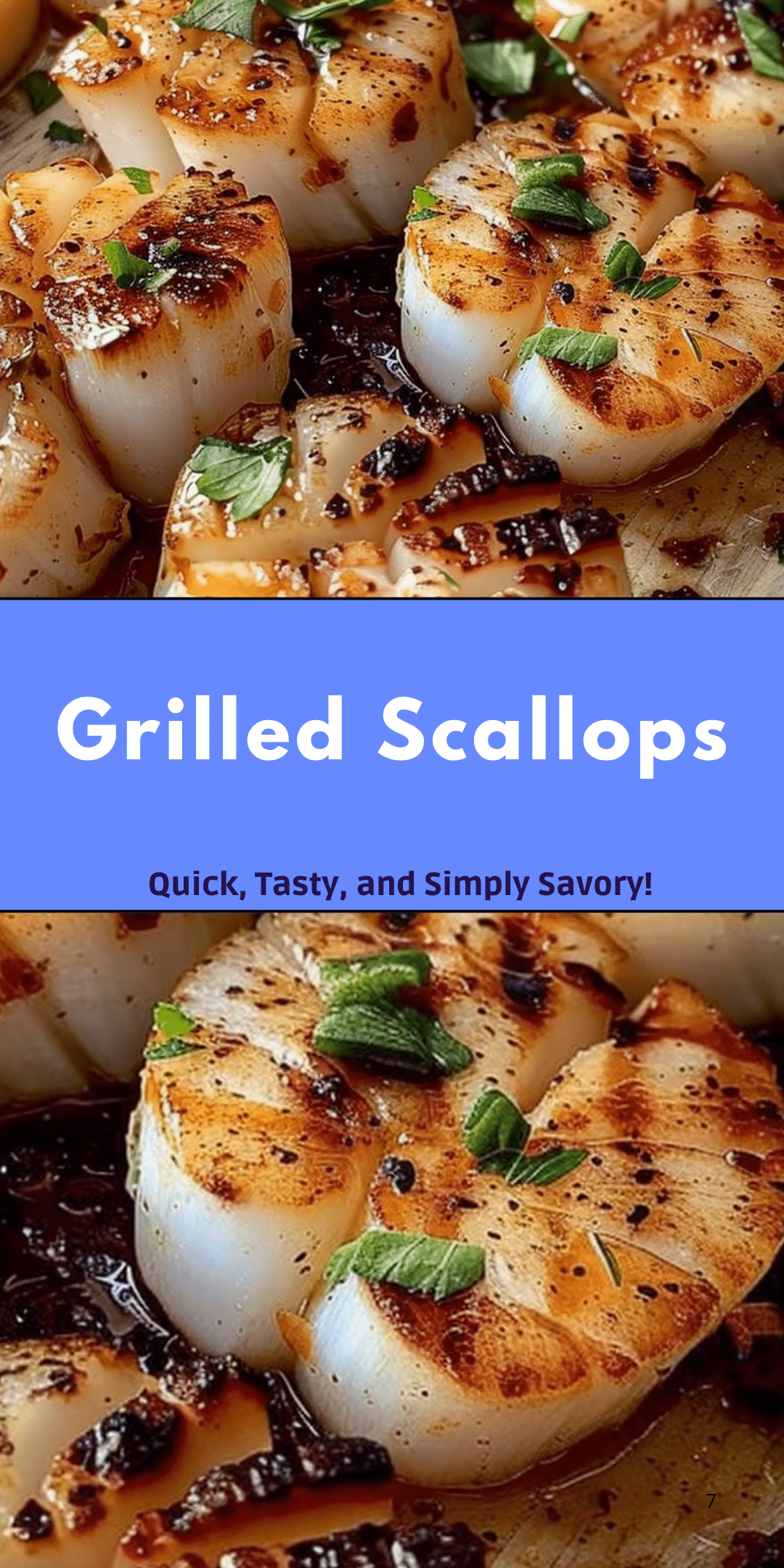 Grilled Scallops | Just So Savory