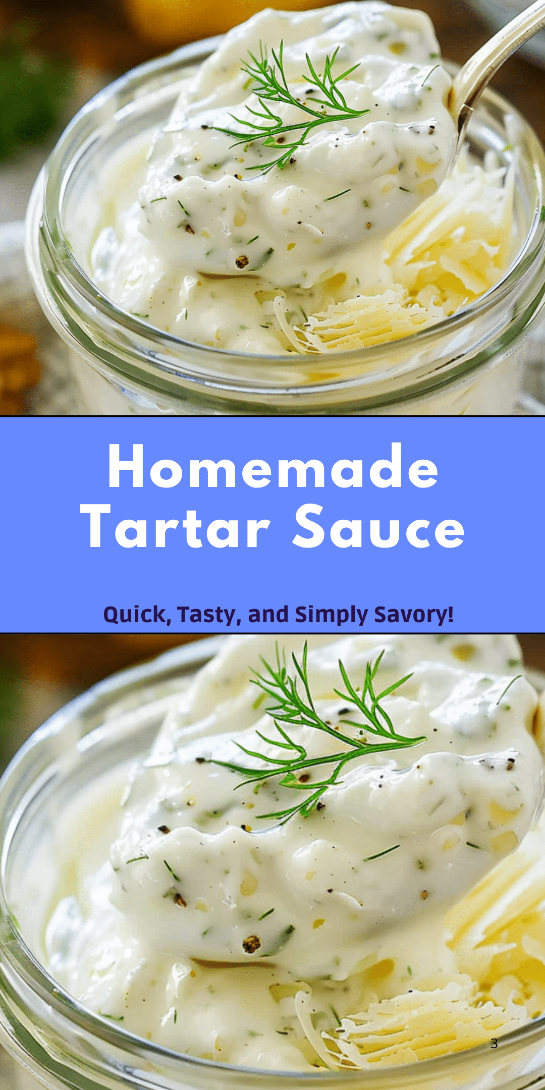Homemade Tartar Sauce | Just So Savory
