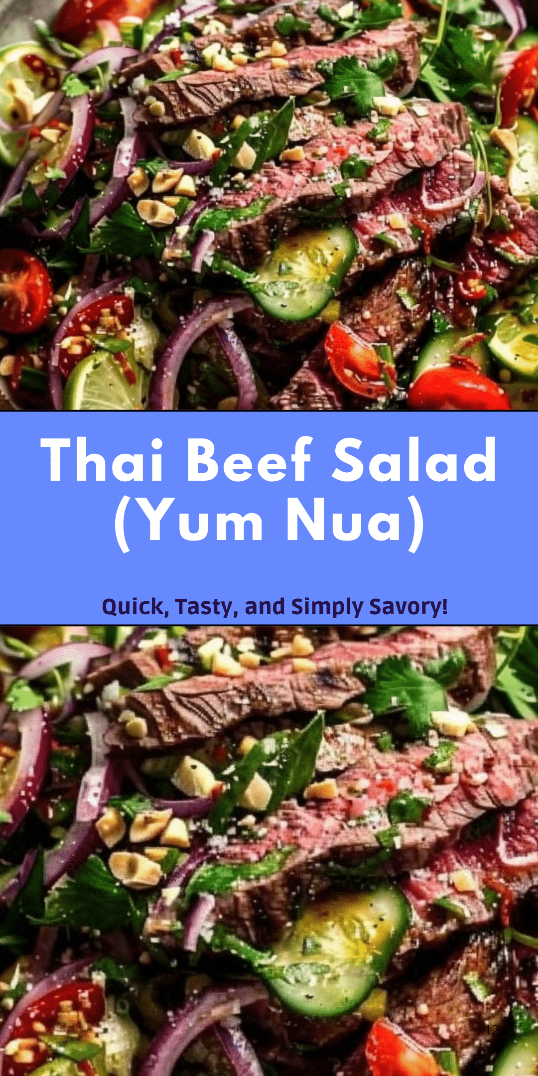 Thai Beef Salad (Yum Nua) | Just So Savory