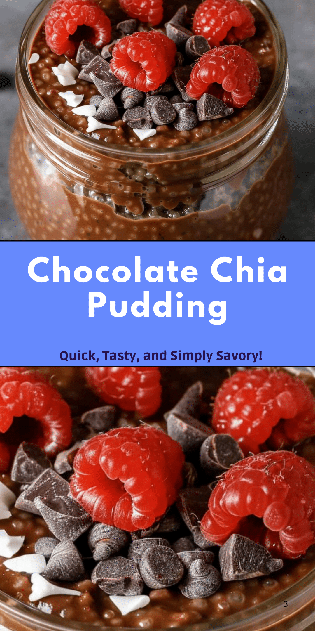 Chocolate Chia Pudding | Just So Savory
