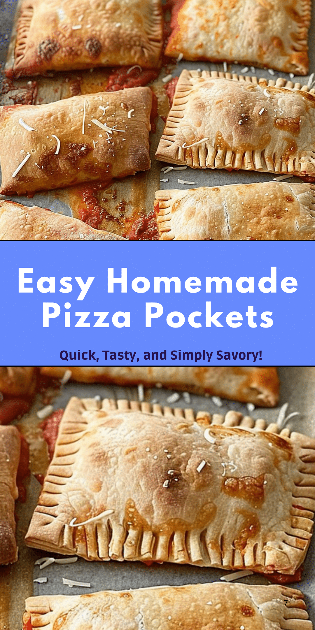 Easy Homemade Pizza Pockets | Just So Savory