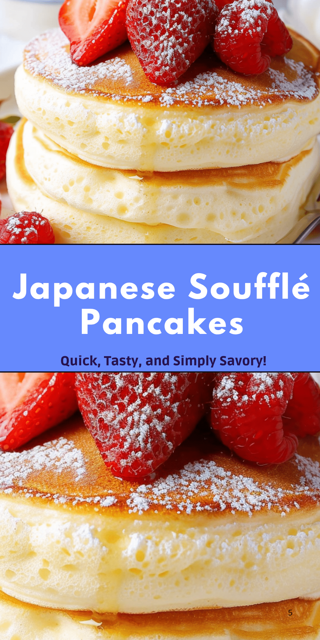 Japanese Soufflé Pancakes | Just So Savory
