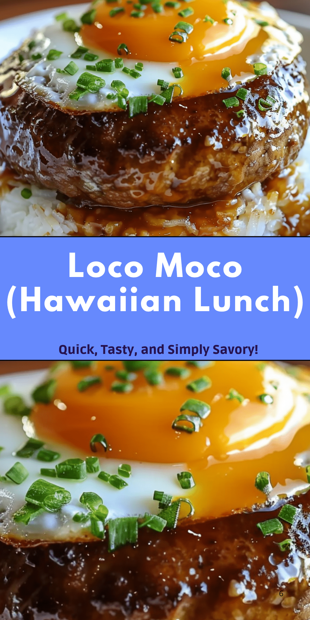 Loco Moco (Hawaiian Lunch) | Just So Savory