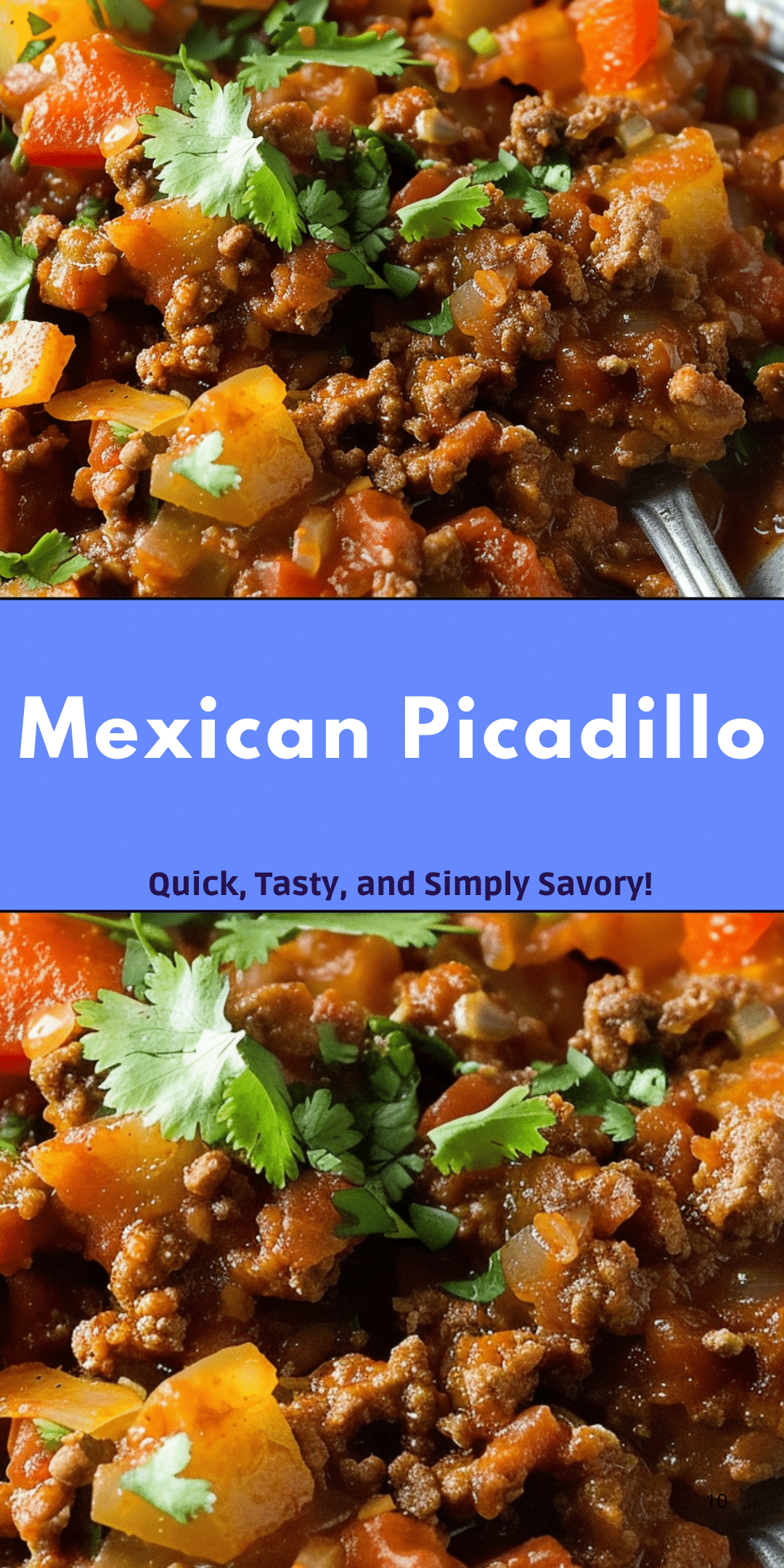 Mexican Picadillo - Just So Savory
