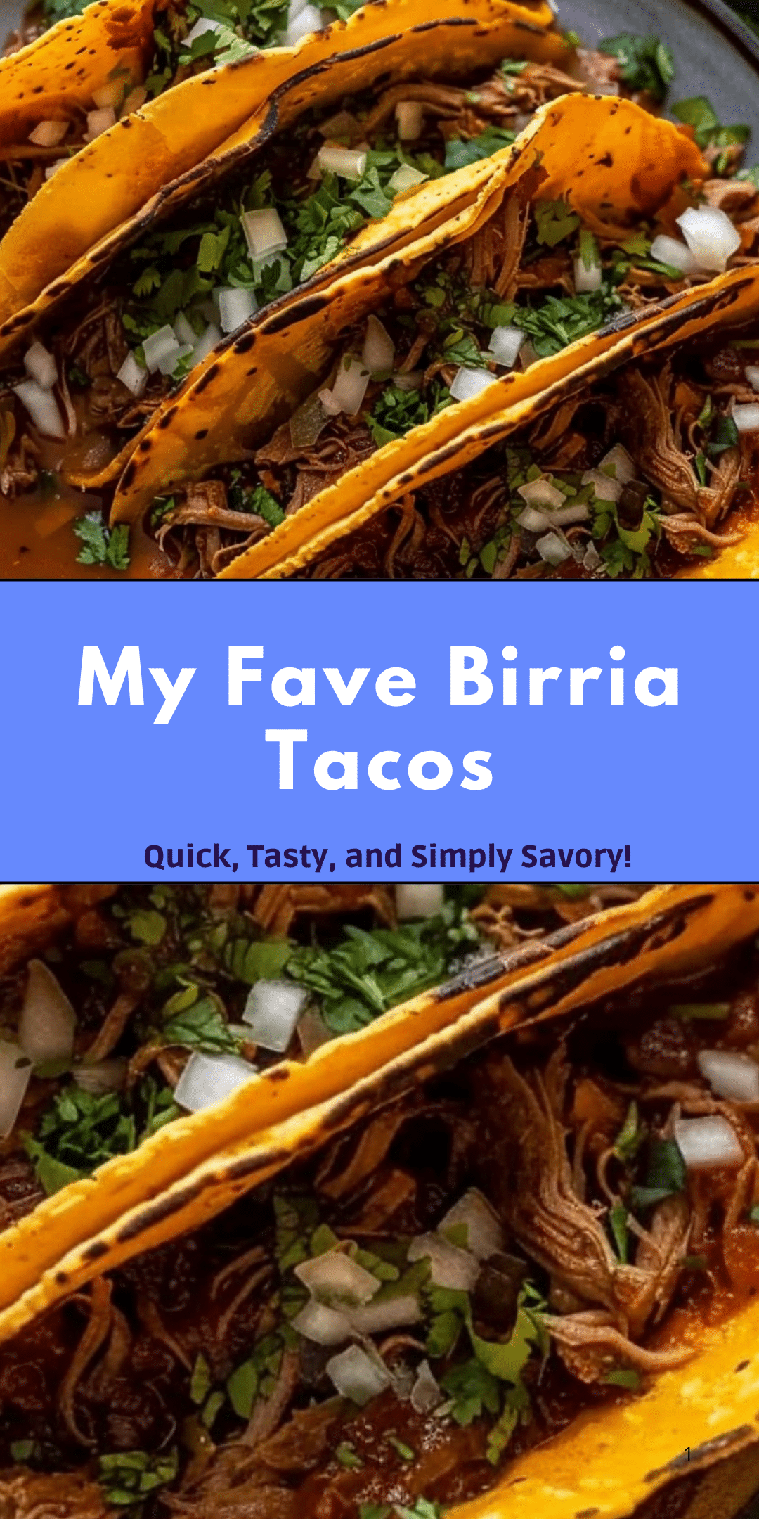 My Fave Birria Tacos | Just So Savory