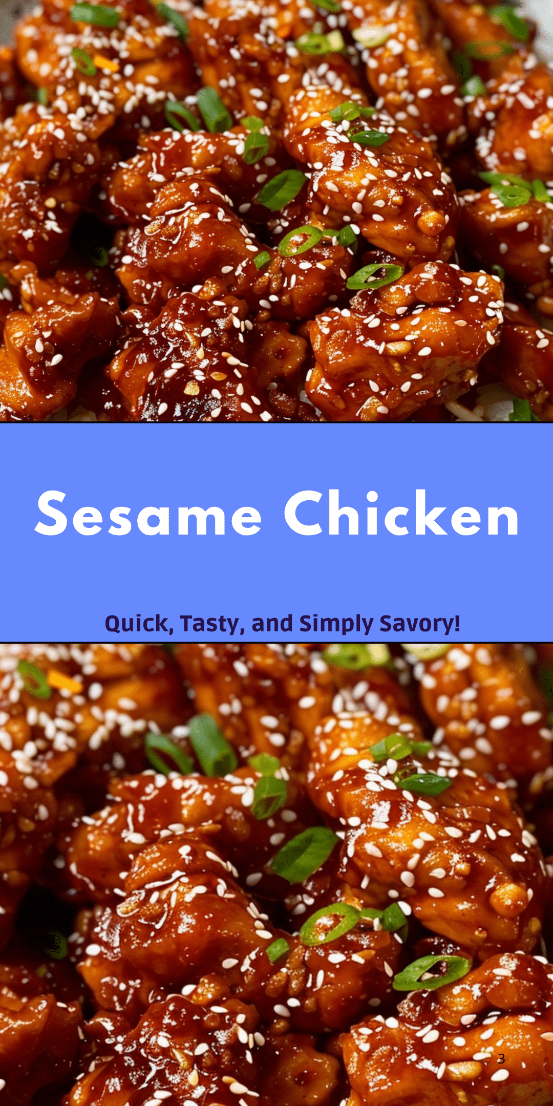 Easy Sesame Chicken | Just So Savory