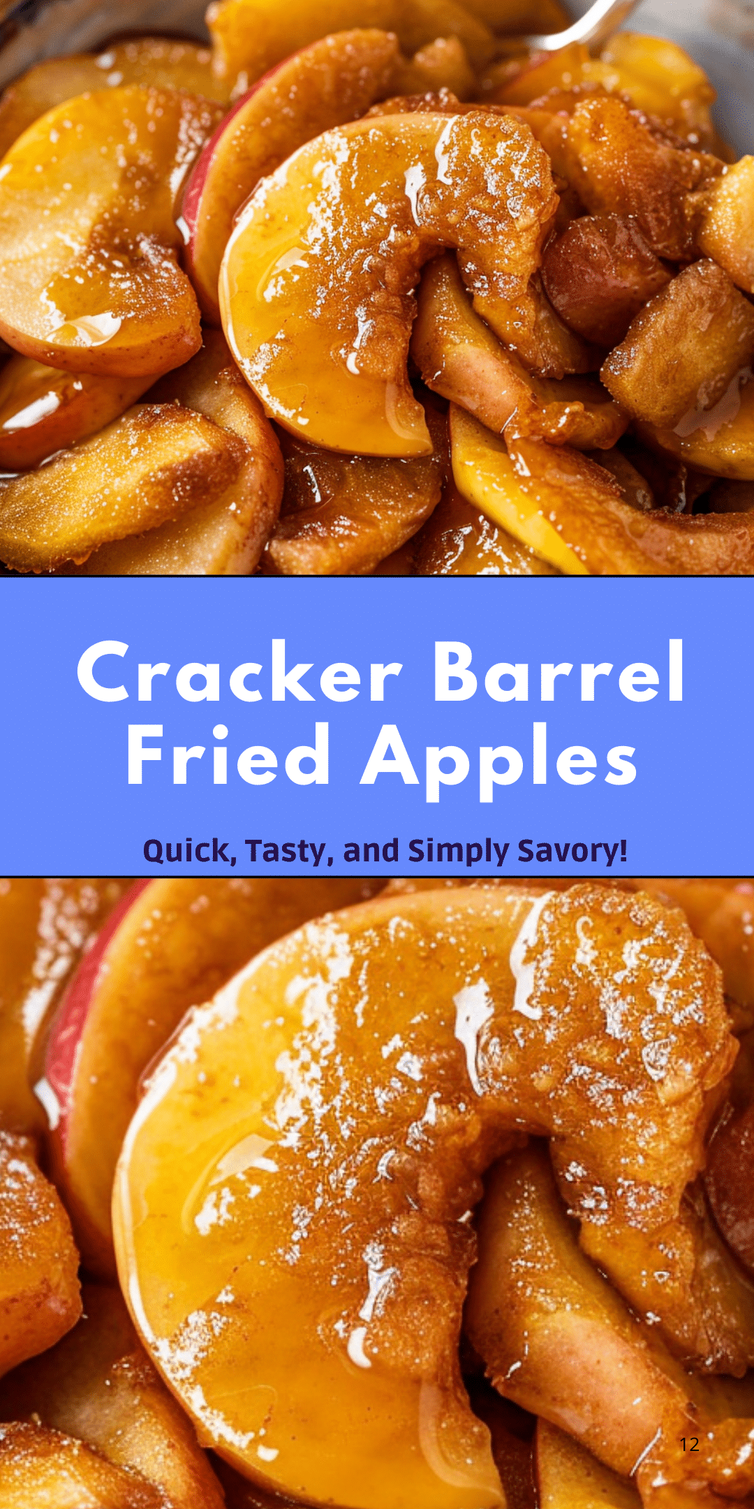 Cracker Barrel Fried Apples | Just So Savory