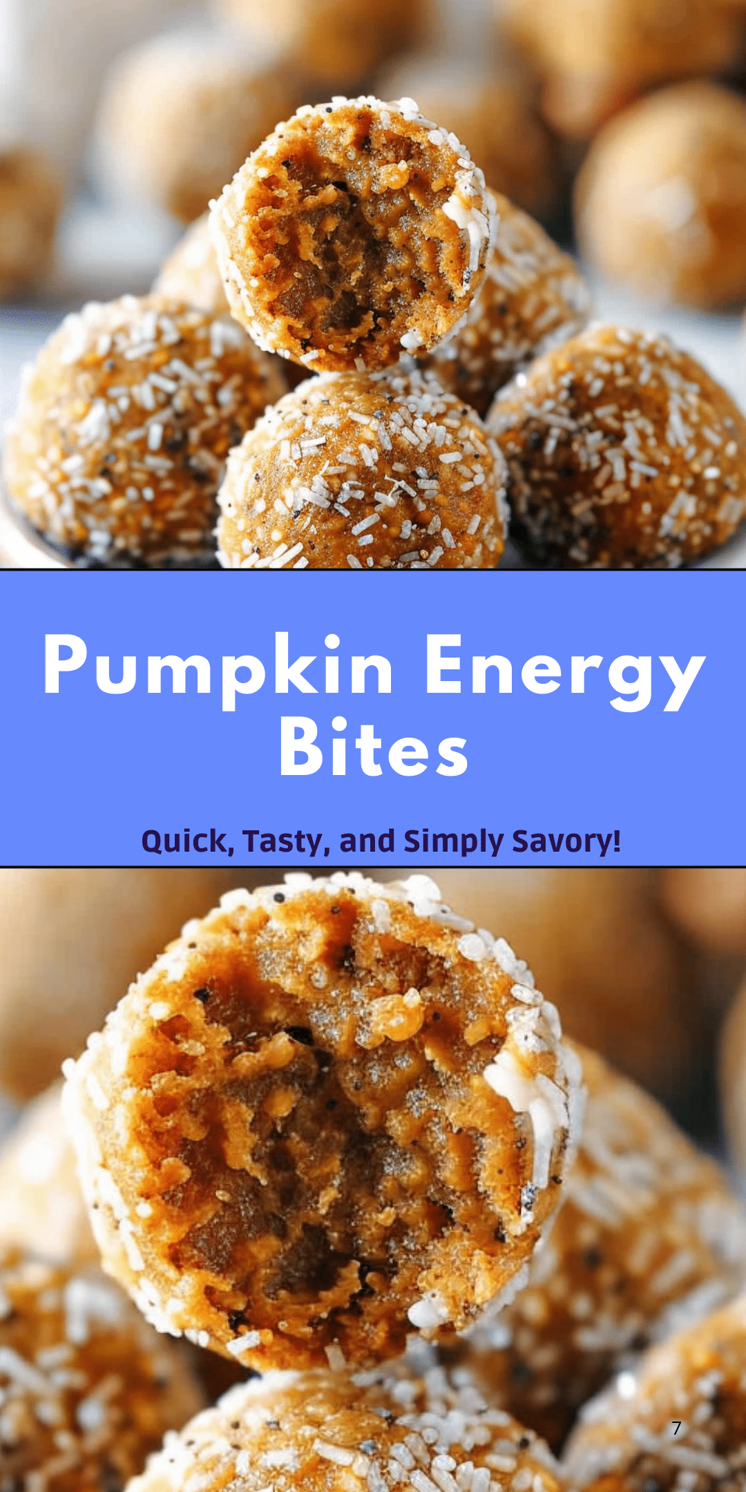 Pumpkin Energy Bites | Just So Savory