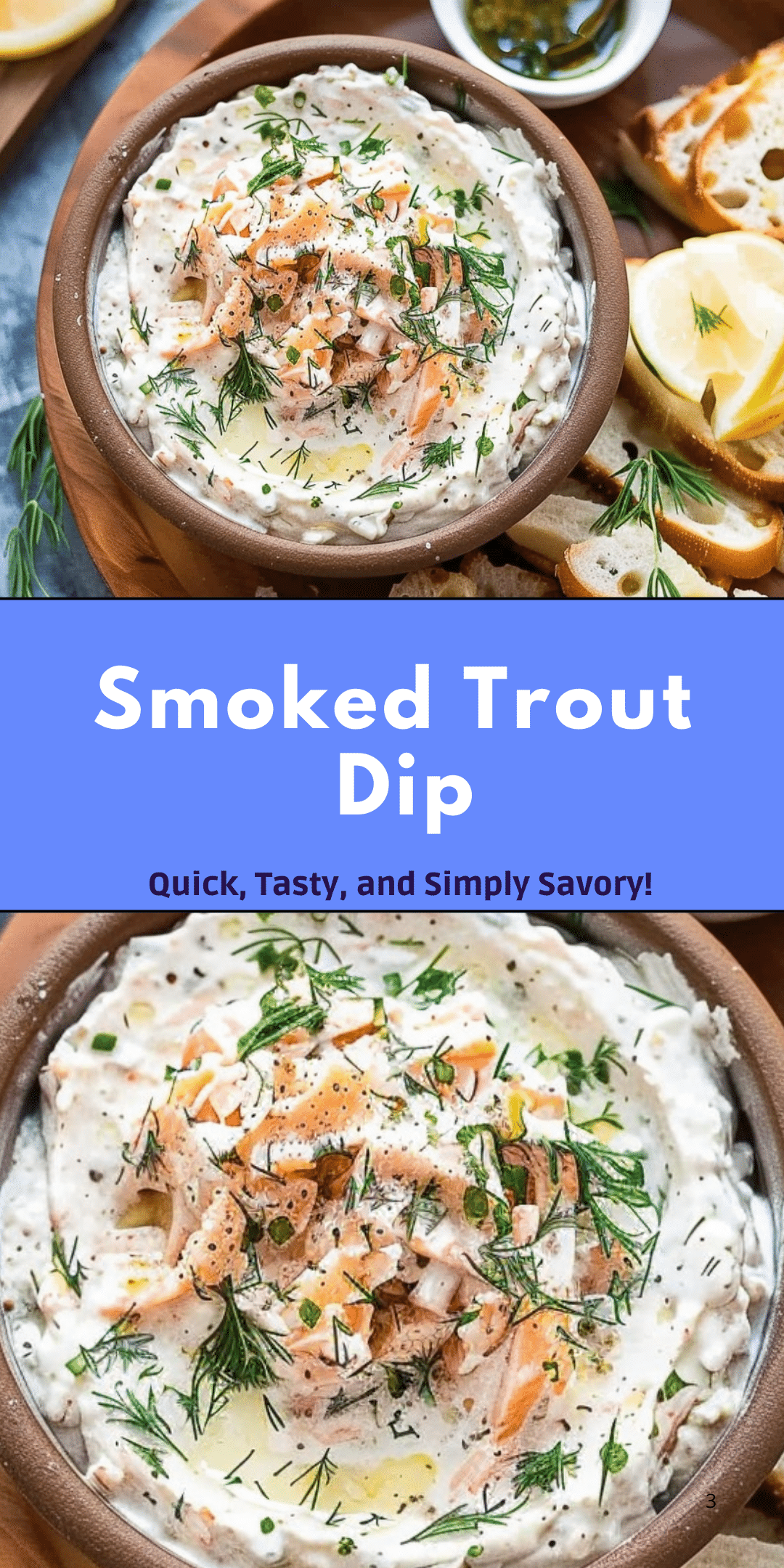 Smoked Trout Dip | Just So Savory