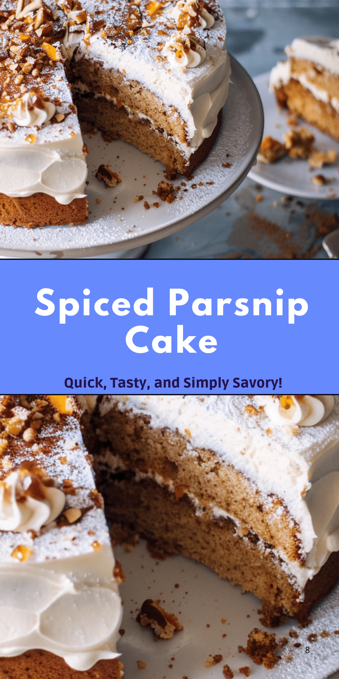Spiced Parsnip Cake | Just So Savory