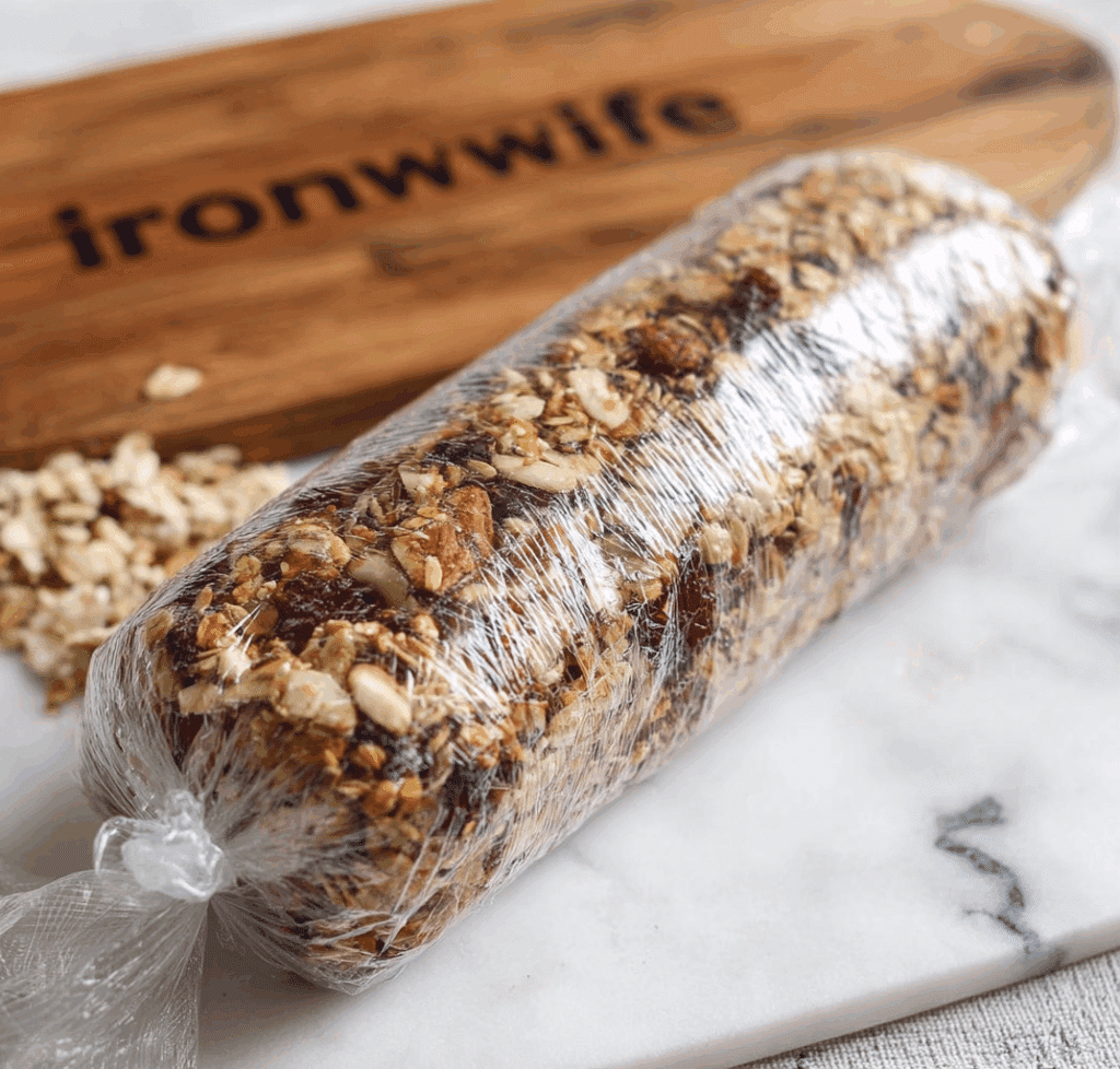 Blue Cheese Nut Log with Port Poached Prunes | Just So Savory