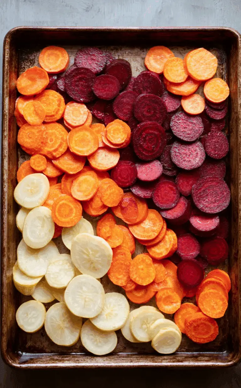 Cheesy Root Vegetable Gratin | Just So Savory