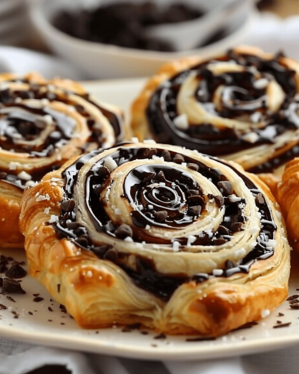 Chocolate–Vanilla Swirl Puff Pastry Danishes (Bakery-Style) | Just So ...
