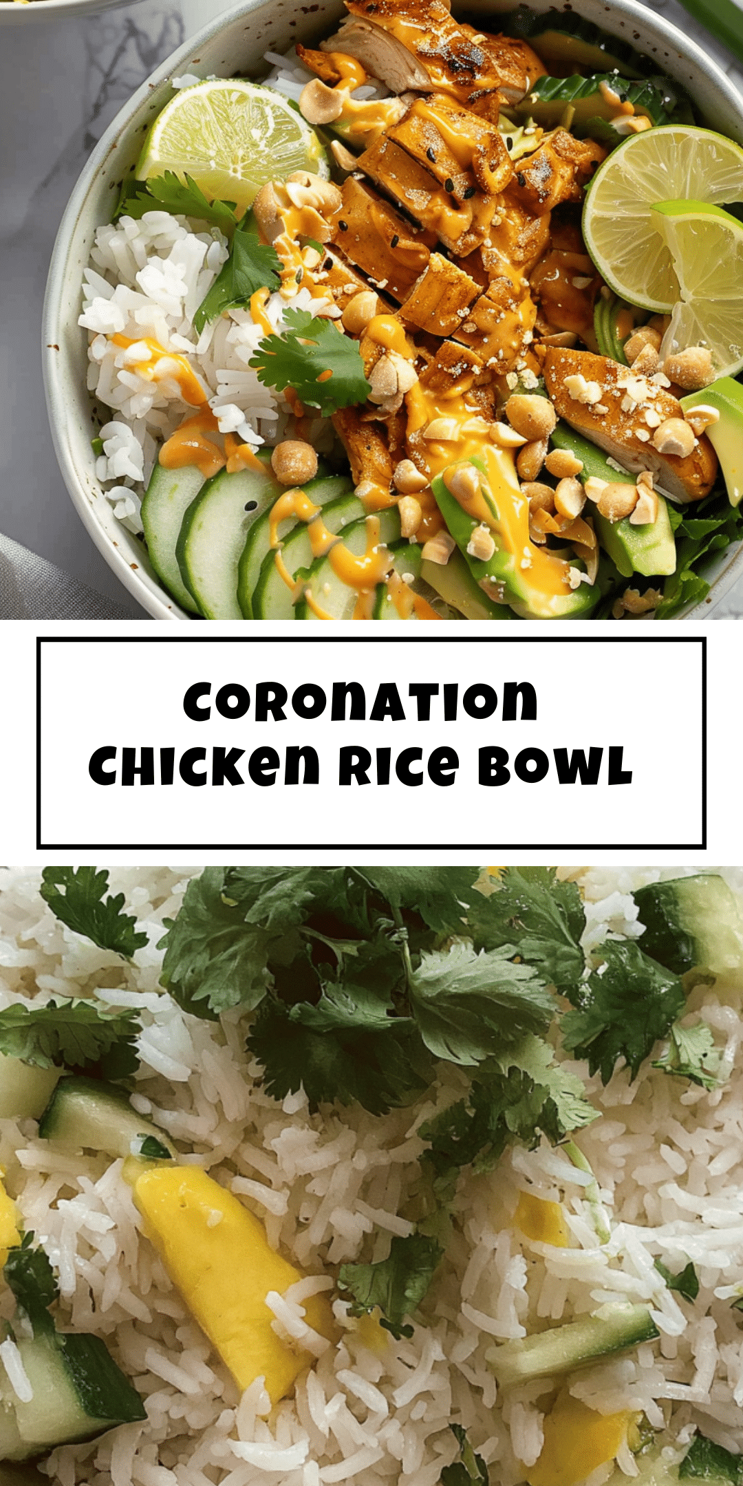Coronation Chicken Rice Bowl | Just So Savory
