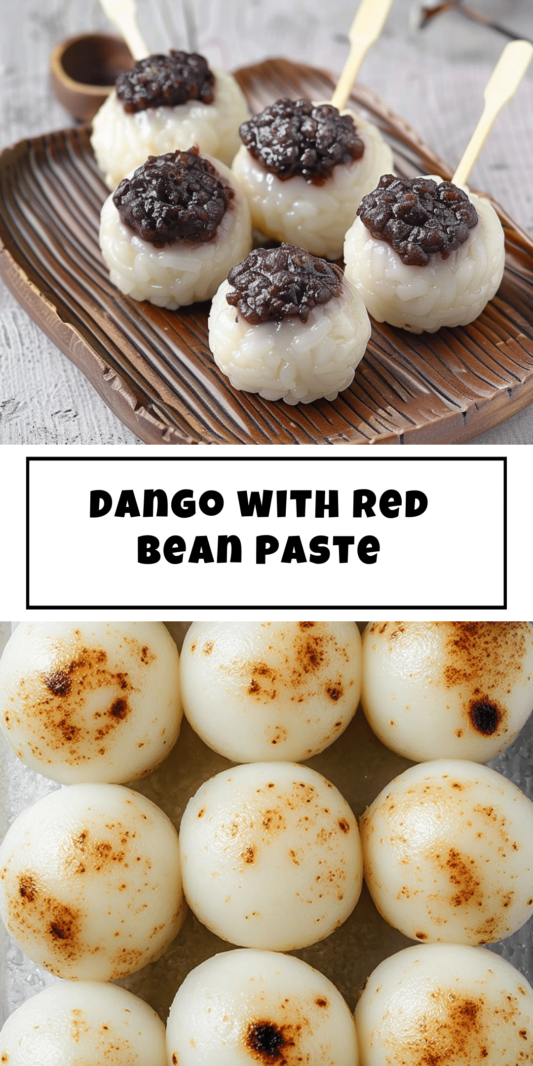 Dango with Red Bean Paste | Just So Savory