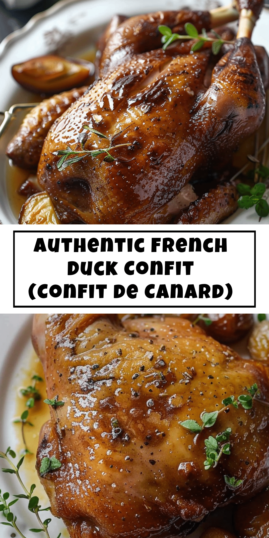 French Duck Confit Recipe (Confit de Canard) | Just So Savory