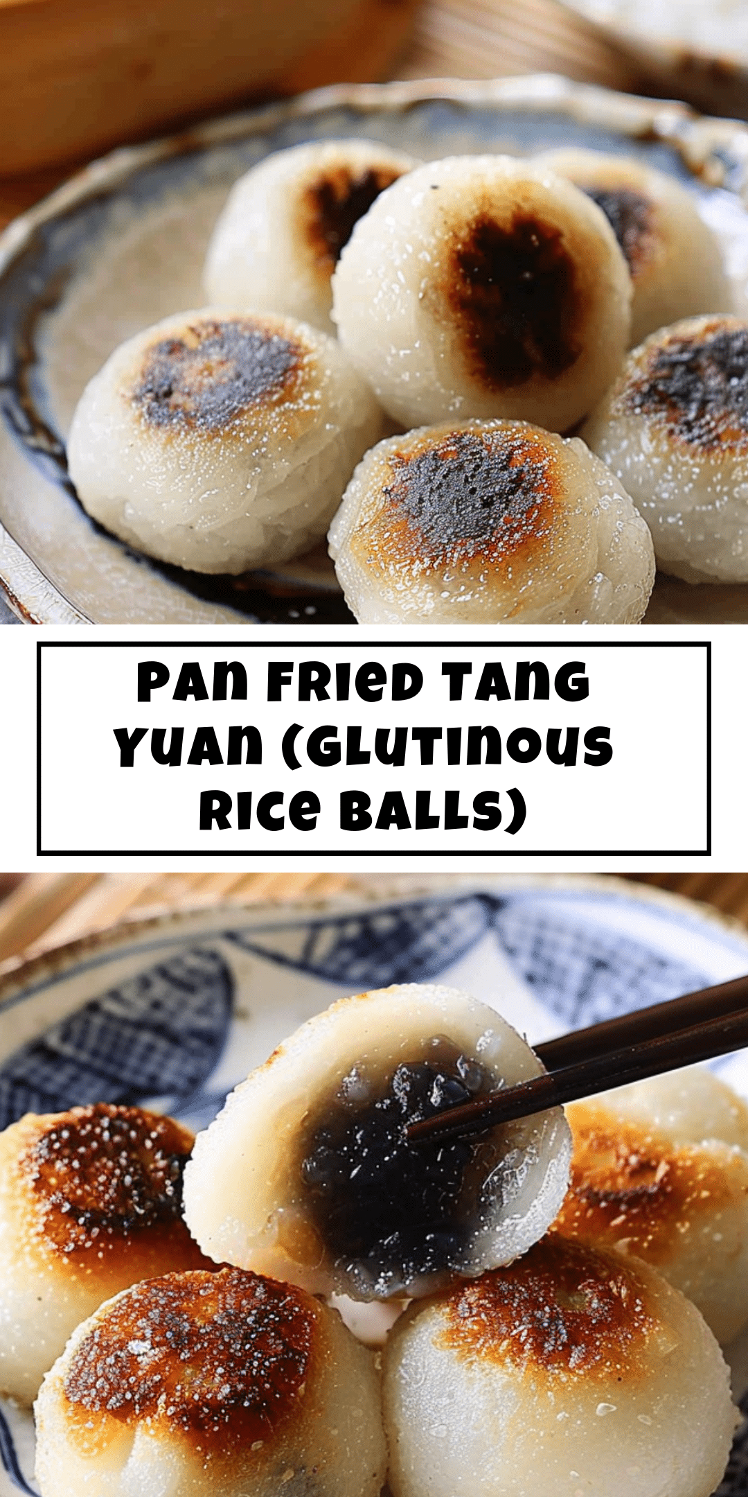 Pan Fried Tang Yuan (Glutinous Rice Balls) | Just So Savory