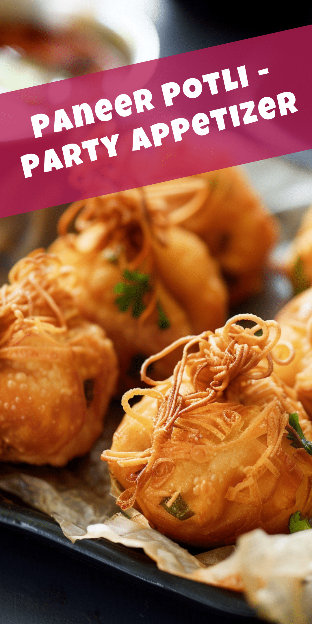 Paneer Potlis - Party Appetizer | Just So Savory