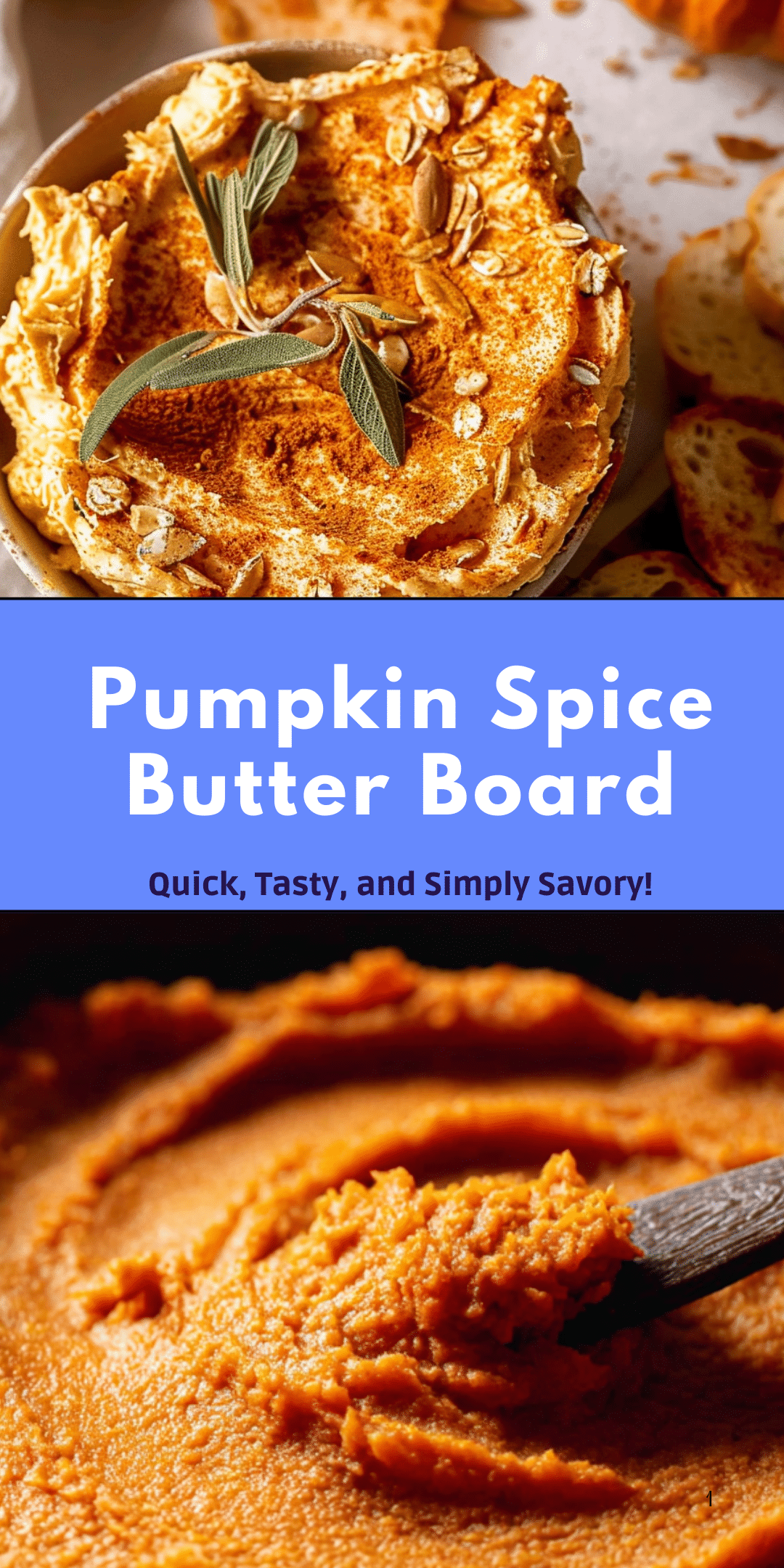 Pumpkin Spice Butter Board | Just So Savory