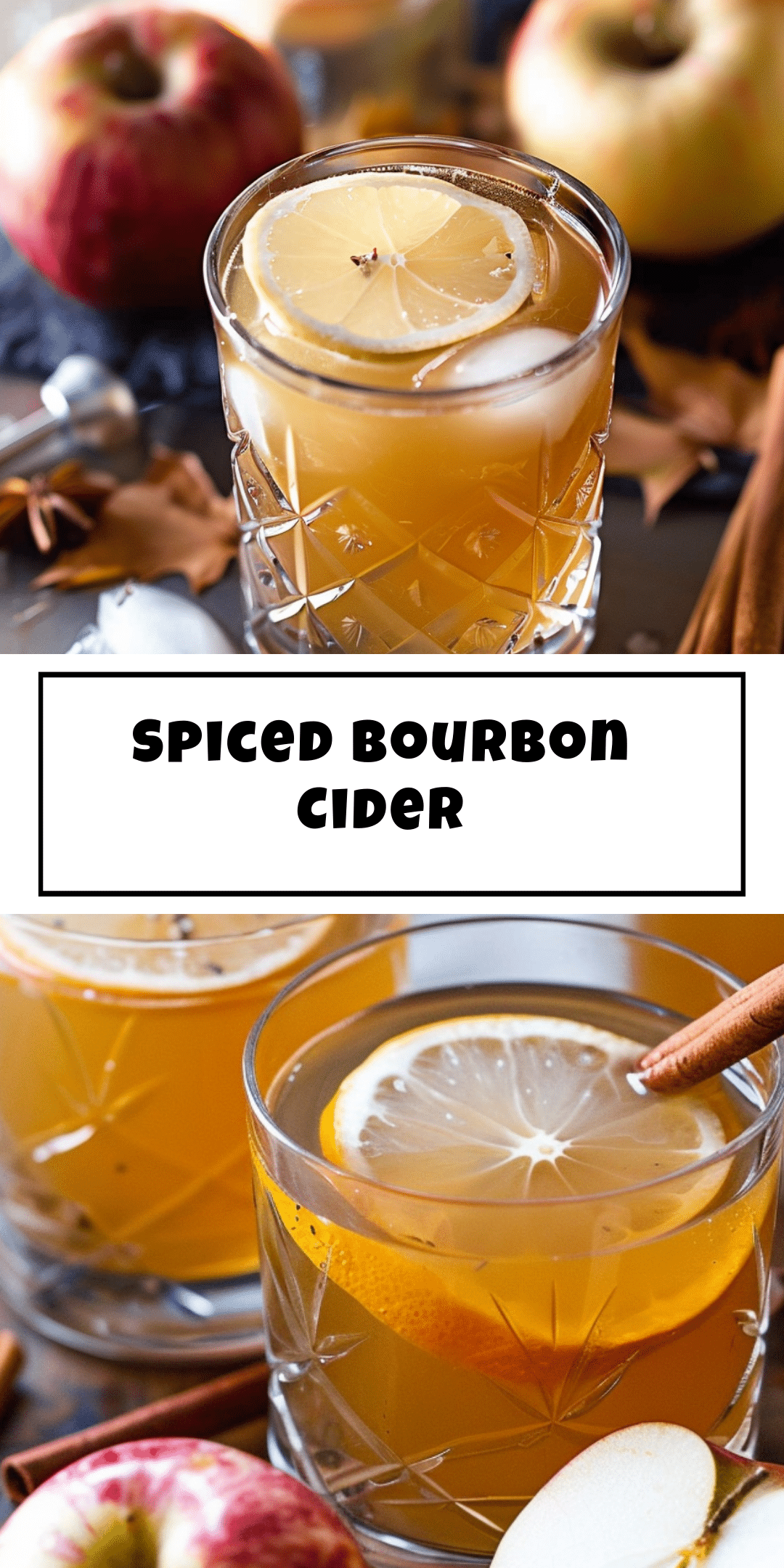 Spiced Bourbon Cider | Just So Savory