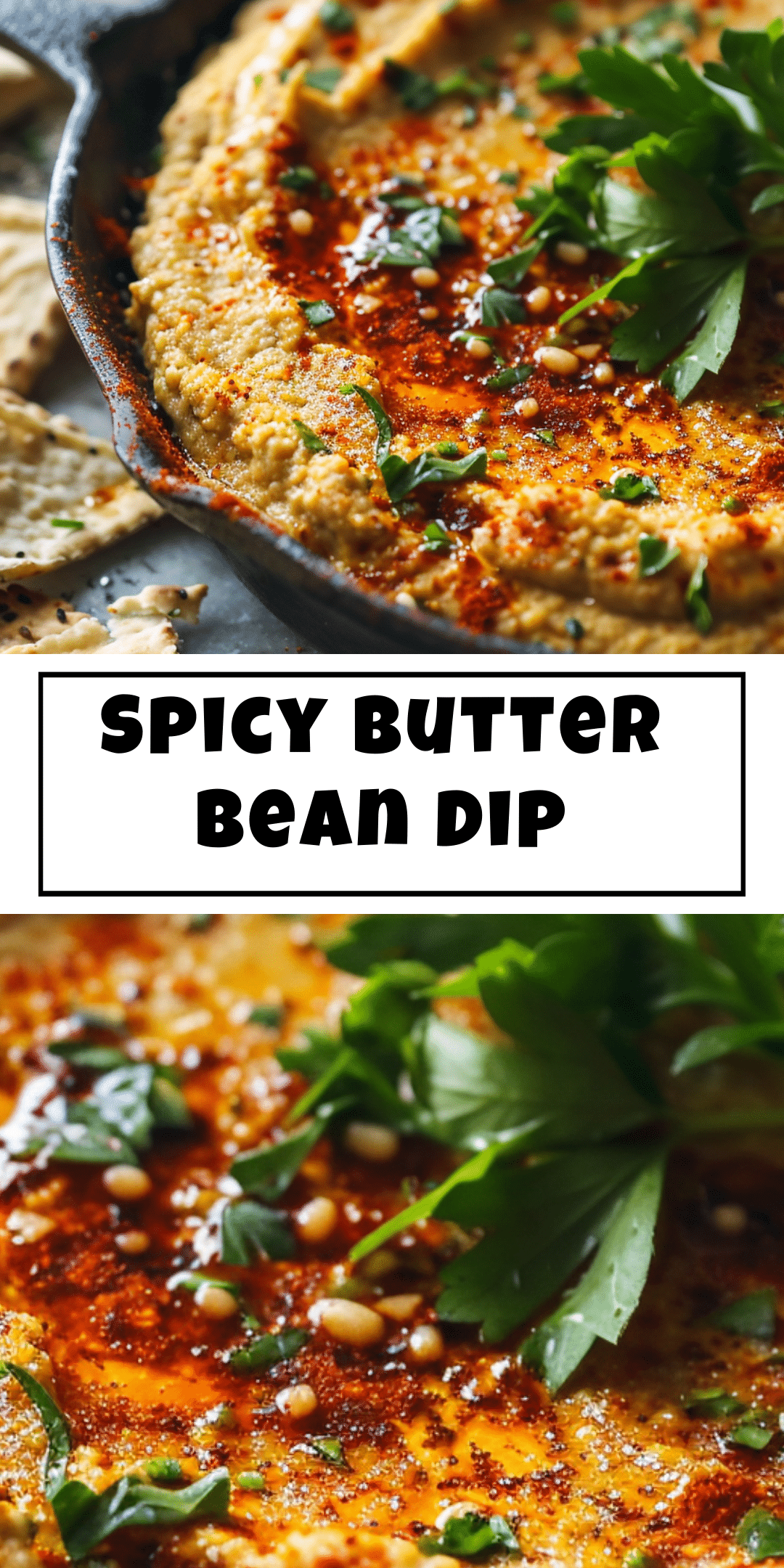 Spicy Butter Bean Dip | Just So Savory
