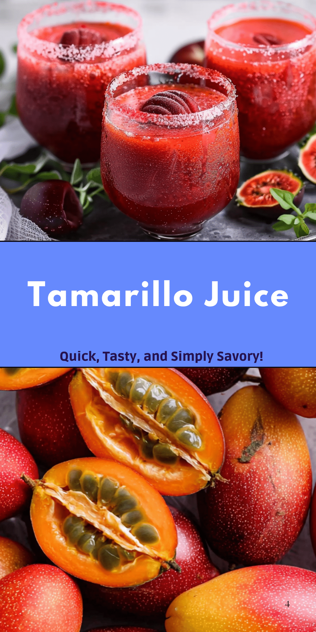 Tamarillo Juice | Just So Savory