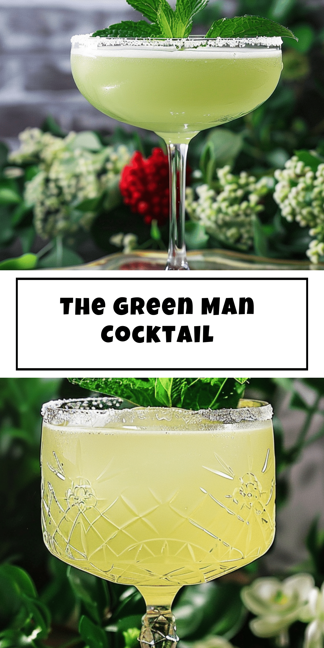 The Green Man Cocktail | Just So Savory