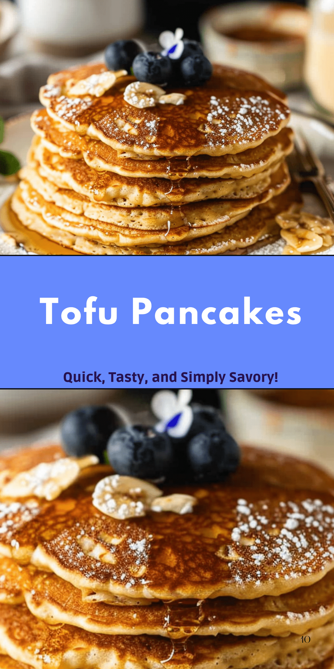 Tofu Pancakes | Just So Savory
