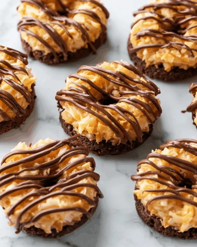 Homemade Samoas Cookies Recipe – Copycat Girl Scout Cookies | Just So ...