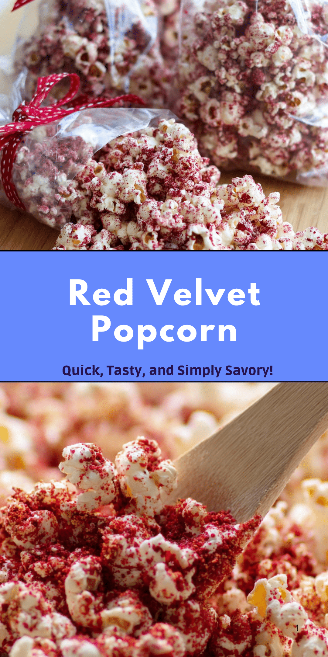 Red Velvet Popcorn | Just So Savory
