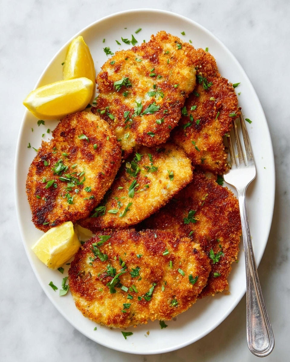 Crispy Breaded Chicken Cutlets: Irresistibly Crunchy & Juicy