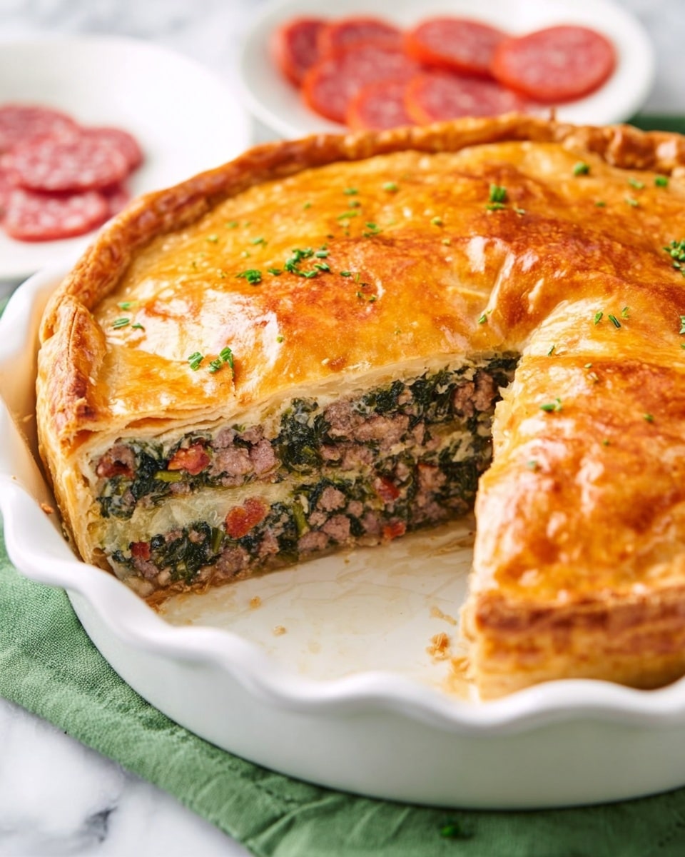 Three Meat Italian Pie: Hearty, Flavorful Italian Meat Pie