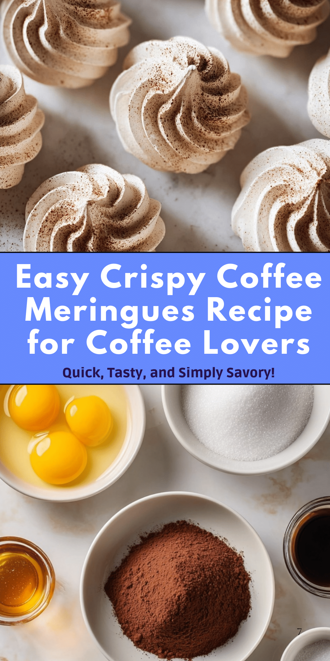 Crispy Coffee Meringues: Delicious Coffee Dessert Delight