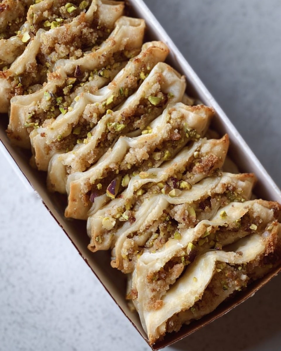 Baklava Pull-Apart Bread: Delicious Nutty, Honey-Glazed Treat