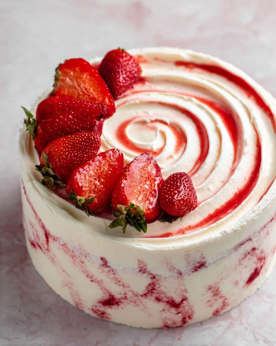 Strawberry Shortcake Cake with Sponge Cake | Irresistible & Easy