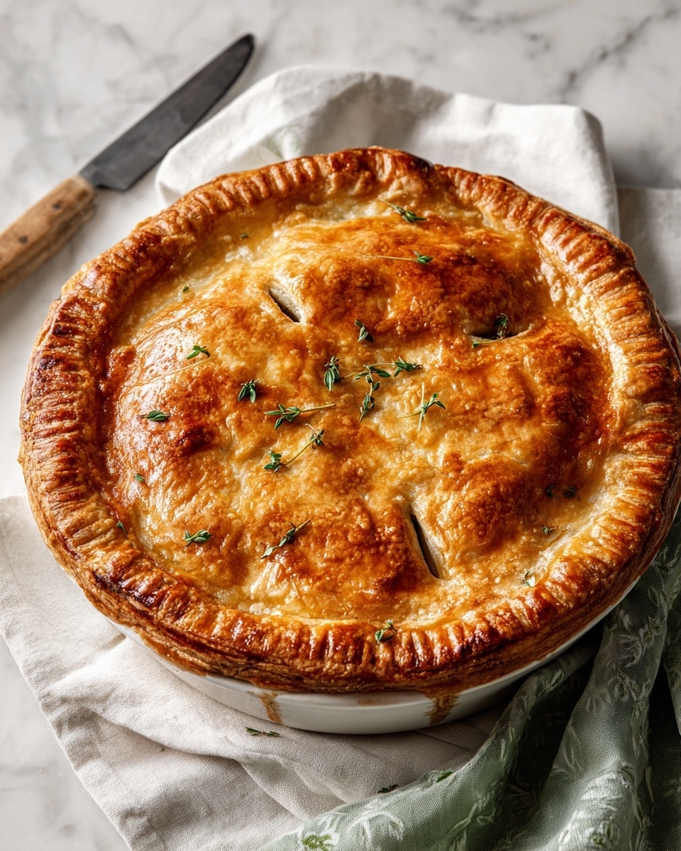 Classic Beef Pot Pie with Puff Pastry – Irresistibly Comforting